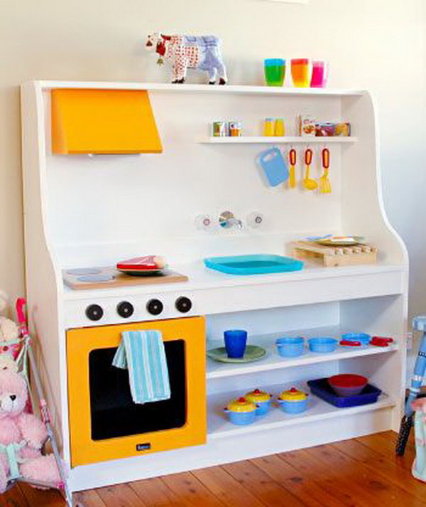 25 DIY Play Kitchen Ideas Tutorials Cool Gifts For Your Kids 25 DIY Play Kitchen Ideas Tutorials Cool Gifts For Your Kids